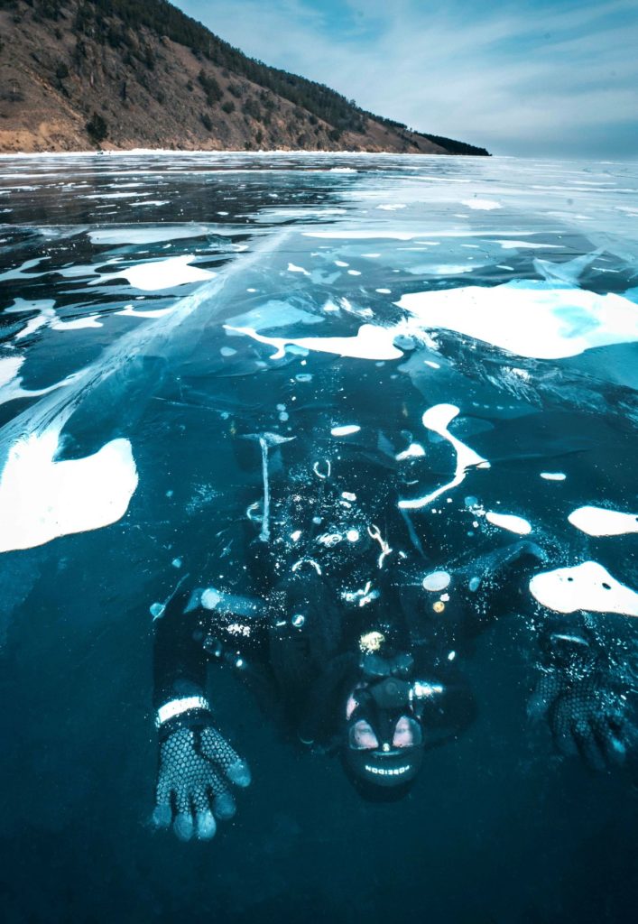 Ice Diving in Lake Baikal – Big World | Small Sasha